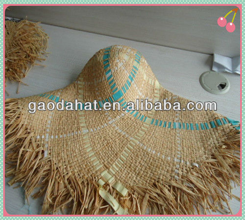 Knitting Raffia Straw Hat Bodies For Women, High Quality Knitting ...