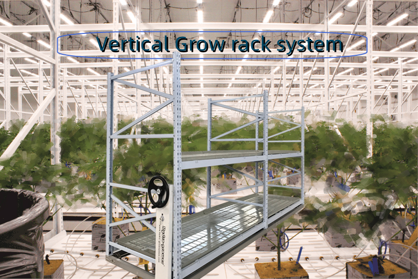 Vertical Grow Rack System For Multi-layer Cultivation In China, High ...