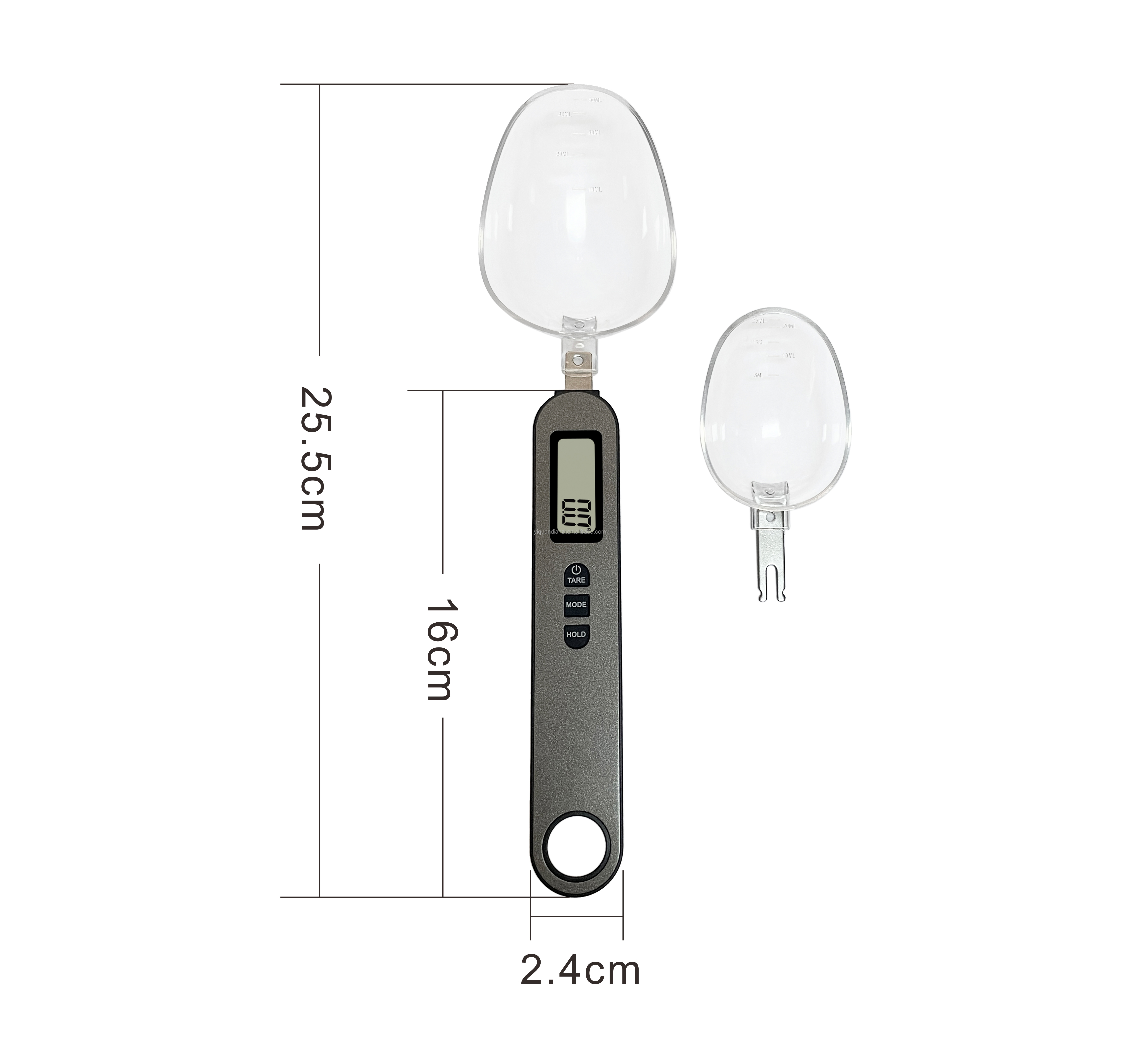Digital Spoon Scale - 300g/500g Food Measuring Kitchen Scale With 0.1g ...