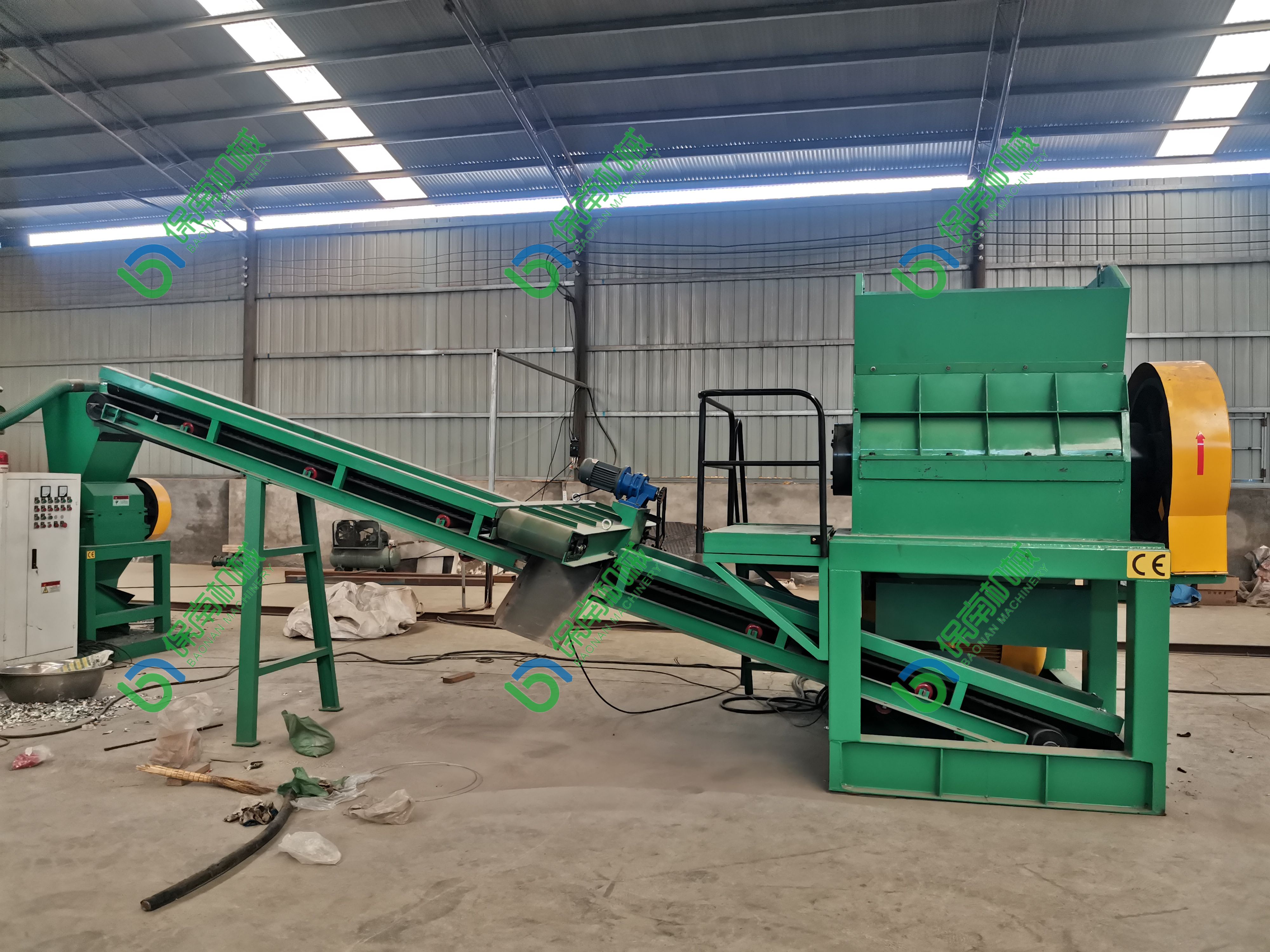 High Quality Used Single Shaft Shredder For Plastic Recycling Pe Pp/pet ...