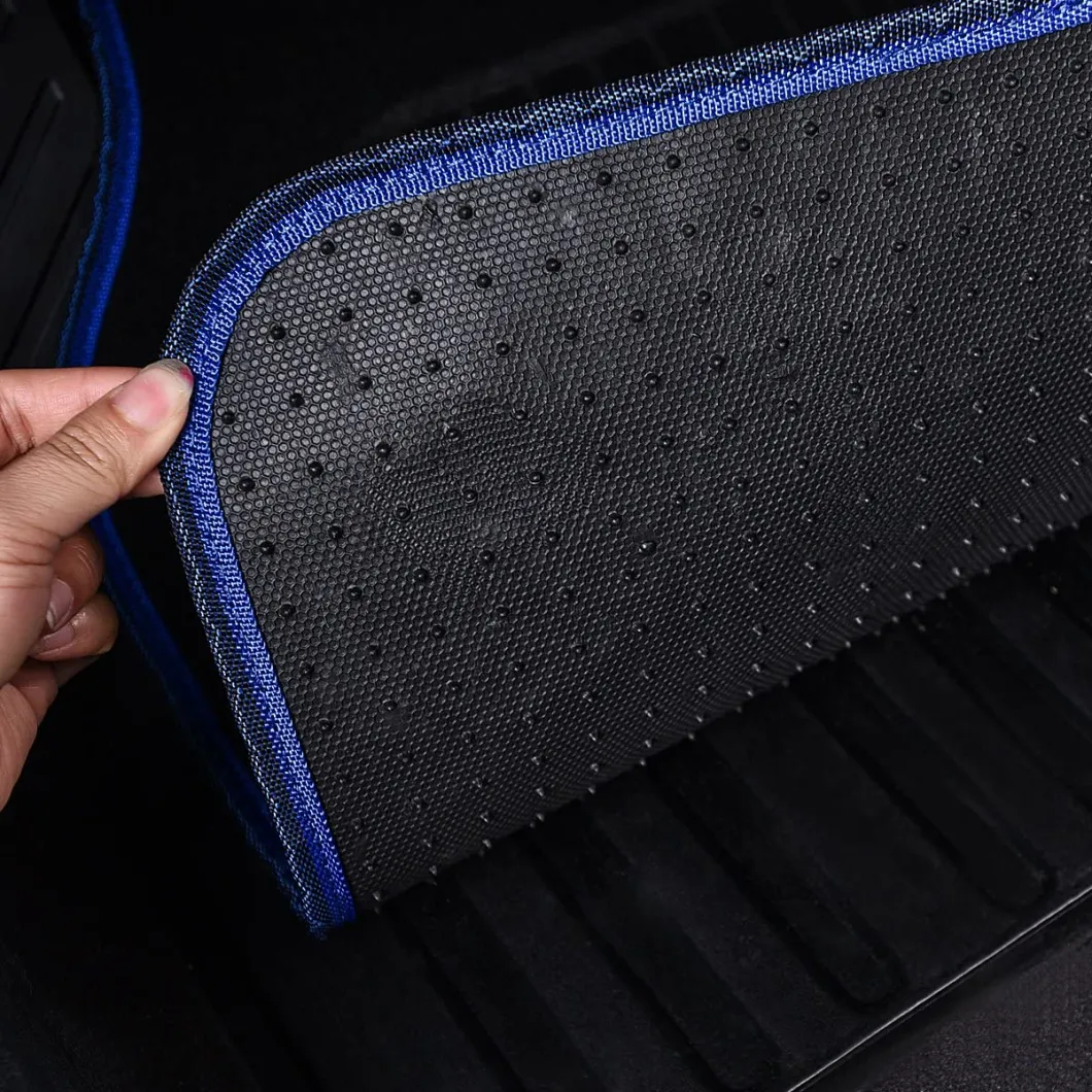 Black Carpet Floor Mat With Driver Heel Pad, High Quality Black Carpet ...