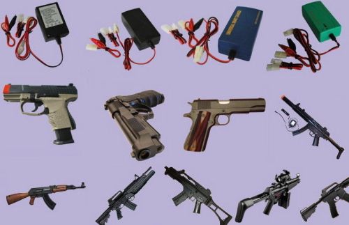 6-12v Airsoft Gun Battery Charger 1.0a For Nimh Nicd Battery, High ...