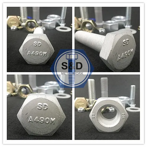 Structural Heavy Hex Bolts Astm A490, High Quality Structural Heavy Hex ...