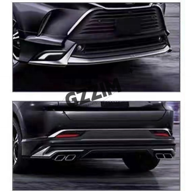 2022 Harrier M Body Kit 용 플라스틱 전면 및 후면 범퍼 바디 키트, Bossgoo.com의 고품질 2022 ...