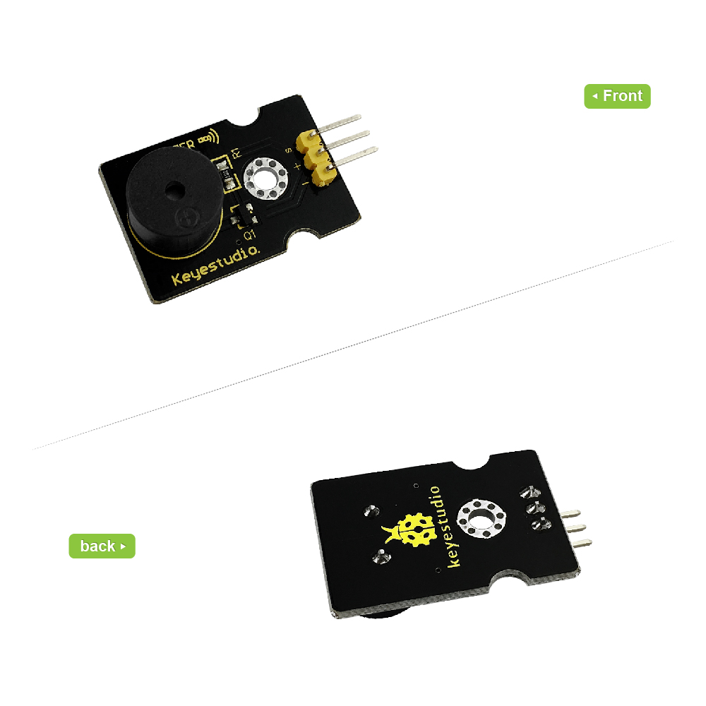 Keyestudio 5v Passive Buzzer Module For Arduino And Micro:bit, High ...