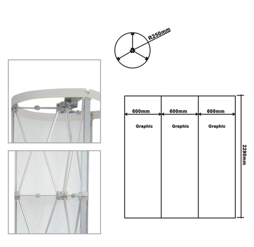 Exhibition Stand Aluminum Portable Display Popup, High Quality ...