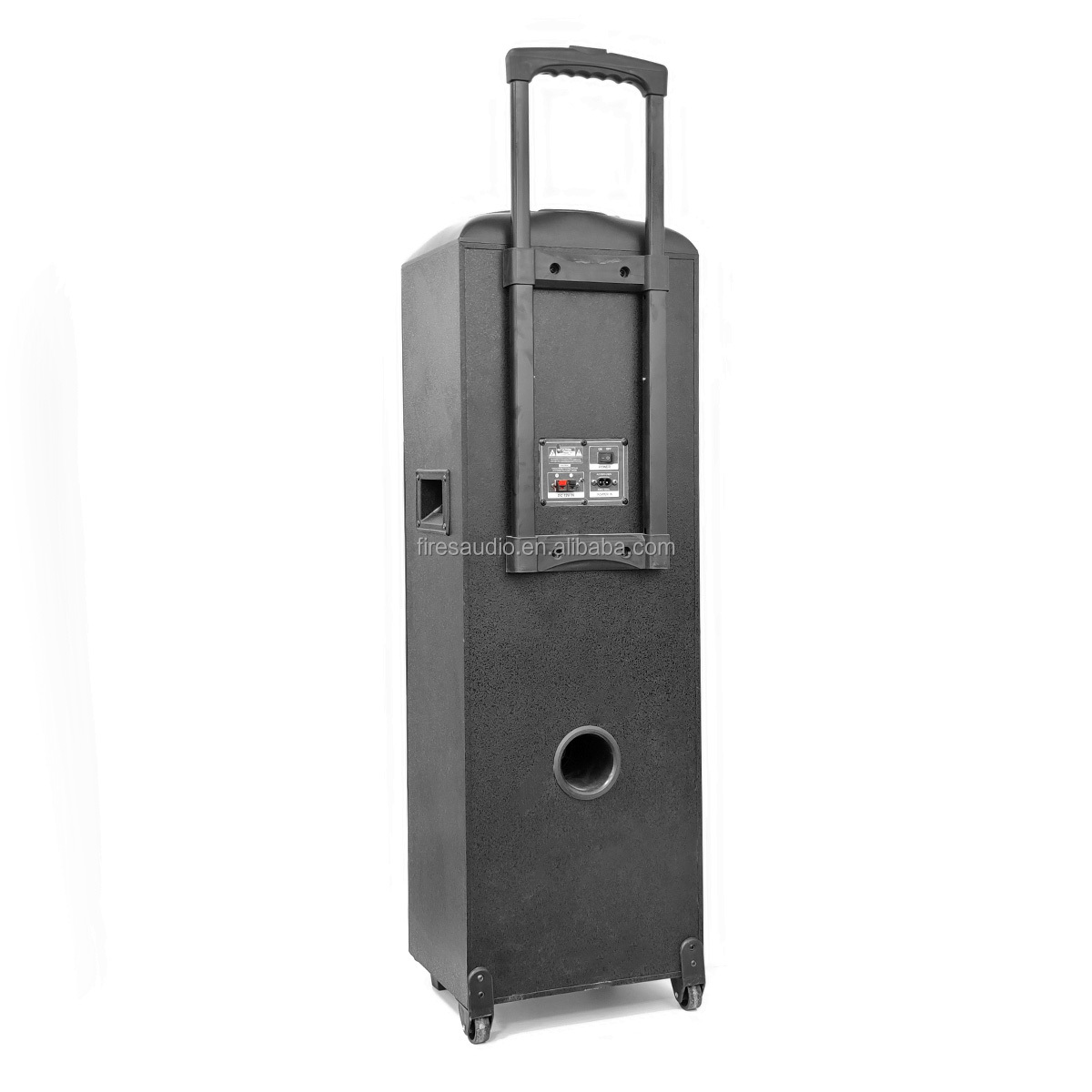 Wooden Speaker Wireless Trolley Partybox Dj Music Box With Disco Light ...