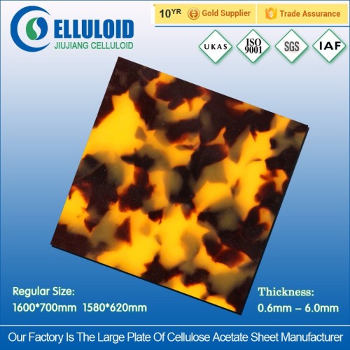 Tortoise Shell Cellulose Acetate Sheet For Jewelry Material Manufacture ...