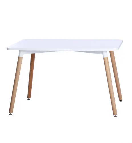 Modern White Rectangle Dining Table Wood Base, High Quality Modern ...