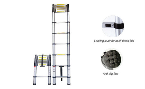 3.8m Single Telescopic Ladder, Aluminum Extension Ladder (tl-12), High ...