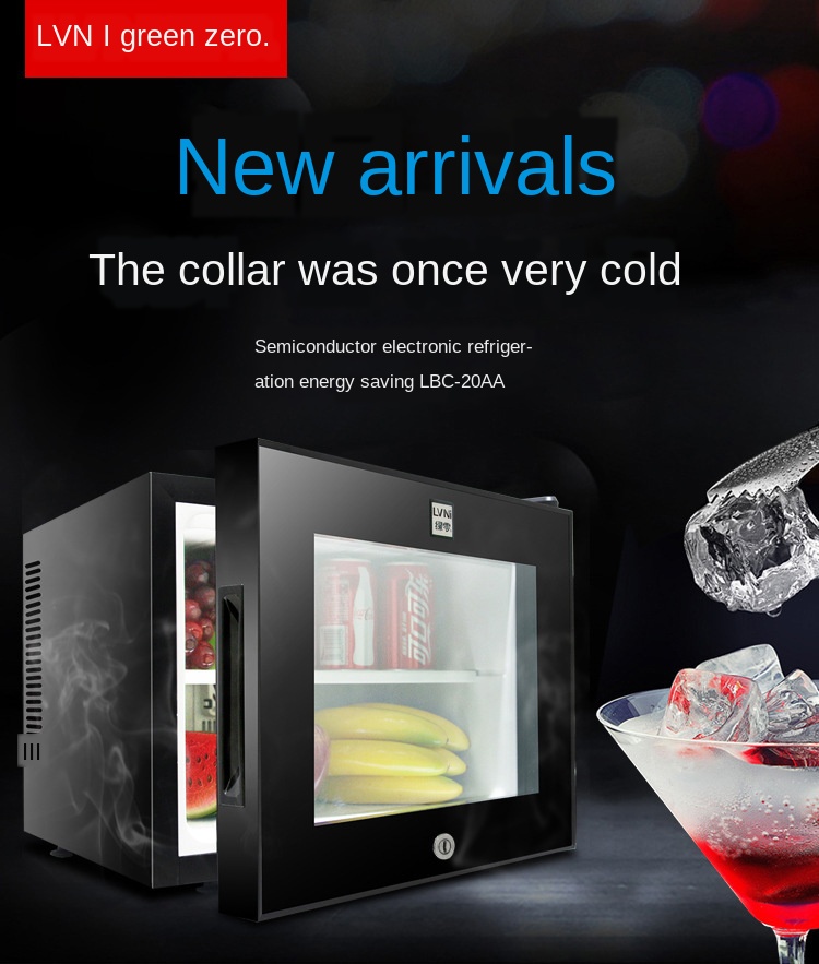 20l Hotel Room Small Refrigerator Mini Transparent Freestanding Display ...