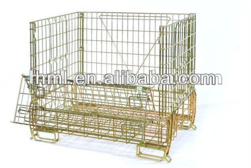 Stackable Warehouse Wire Mesh Crate, High Quality Stackable Warehouse ...