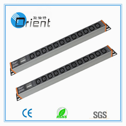 1u Rack Mount Pdu Iec C13 Pdu With Current Display (electrical Plug ...