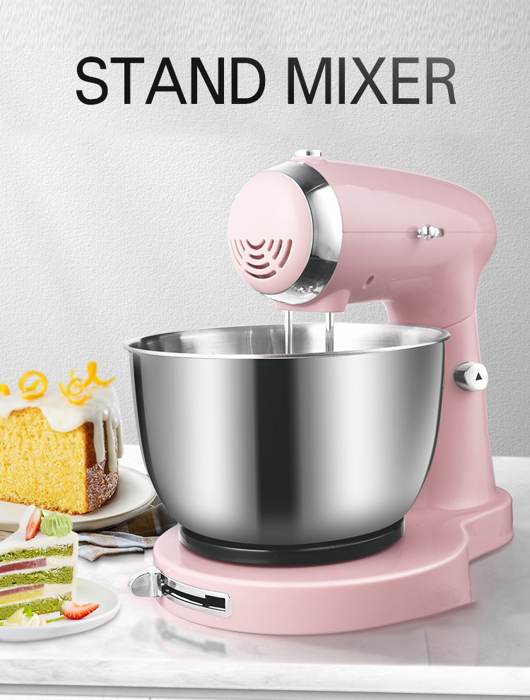5-speed Stainless Steel Kitchen Mixer: Comprehensive Tool For Baking ...