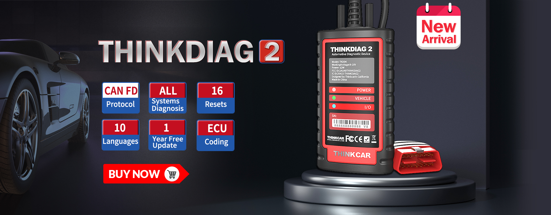 Thinkdiag 2 Can Fd Protocol Diagnostic Tool - Full System With Free ...