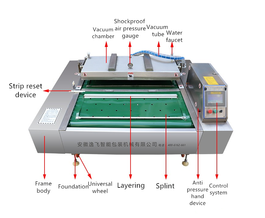 Continuous Belt Type Roll Vacuum Packaging Machine, High Quality ...