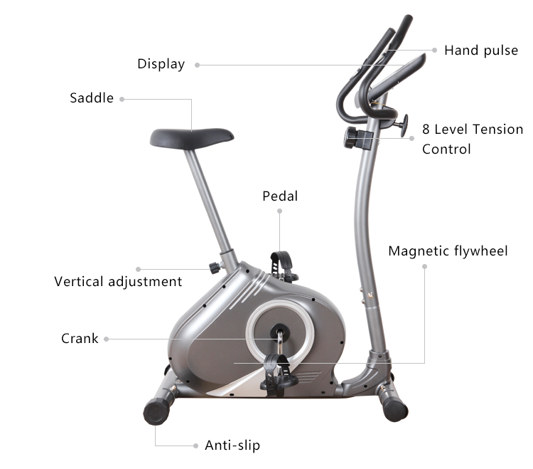 Magnetic Fitness 2-ways Flywheel Exercise Bike, High Quality Magnetic ...