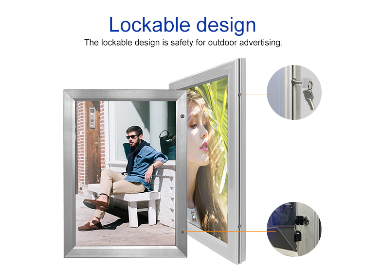 Hinged Door Open Waterproof Outdoor Led Light Box, High Quality Hinged ...