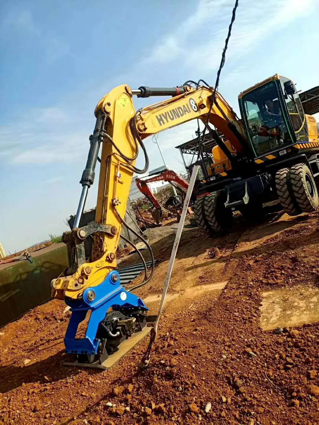 12 Ton Mounting Options Excavator Plate Compactor Attachment, High ...