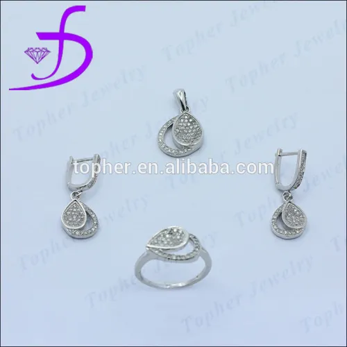Cz Set Silver Set Mirco Pave Setting Set, High Quality Cz Set Silver ...