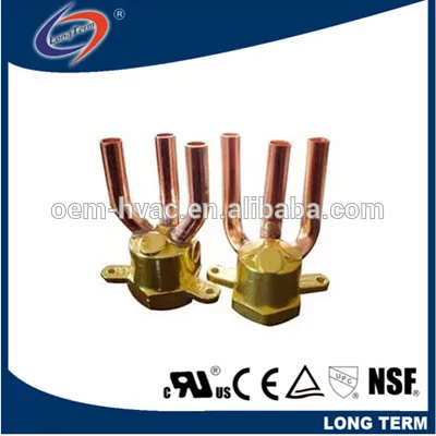 Stream Distributor Copper Brass Fitting Customize Refrigeration Spare ...