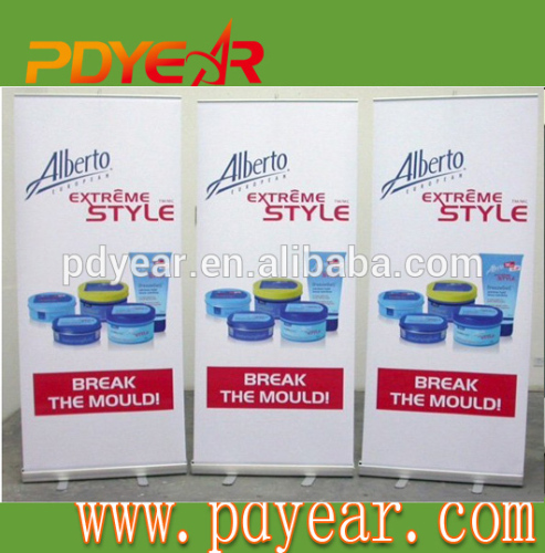 Standing Scrolling Roll Up Banner Stand Retractable Banner Stands, High ...