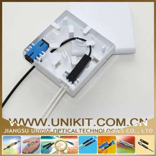 2 Ports Wall Ftth Socket Fttx Outlet, High Quality 2 Ports Wall Ftth ...