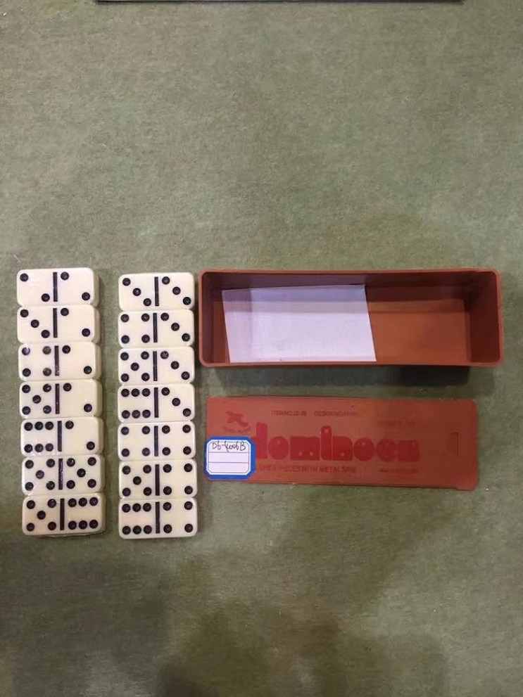 Double 6 Melamine Plastic Dominoes In Plastic Box, High Quality Double ...