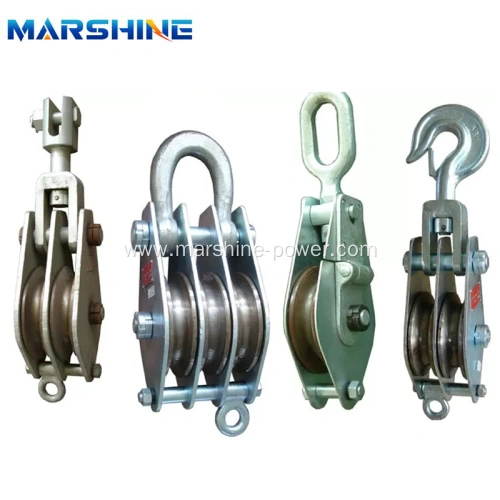 Steel Cable Sheaves Double Pulley Snatch Block China Manufacturers ...