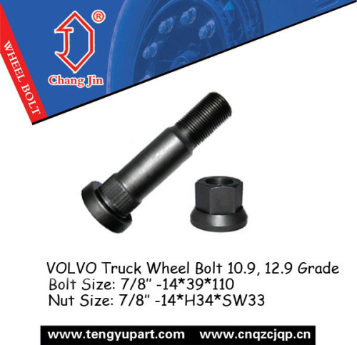 Volvo Truck Wheel Bolt 10.9, 12.9 Grade 1589009, High Quality Volvo ...