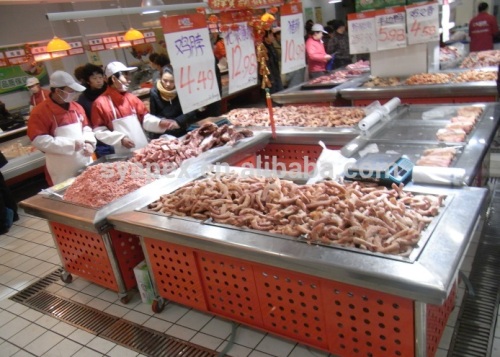 Apex Fish Seafood Countertop Display Cooler For Supermarket Retailer ...