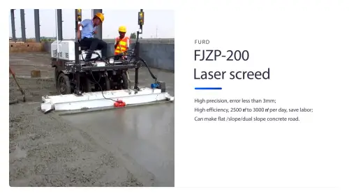 Ride On Concrete Laser Screed With Swing Head (fjzp-200), High Quality ...