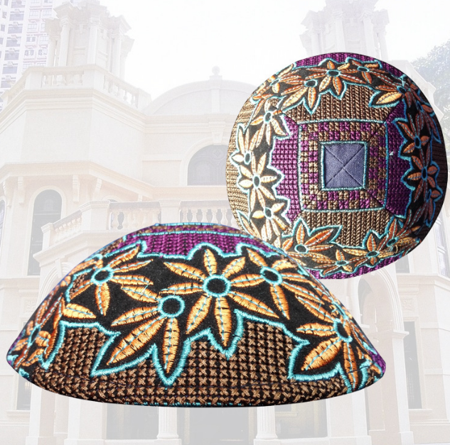 Jewish Kippah Hat Yarmulke Linen Kippah Kippot, High Quality Jewish ...