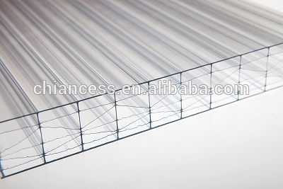 Polycarbonate 7 Layer Diamond Multiwall Structure Hollow Pc Sheet, High ...