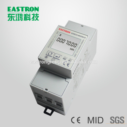 Sdm220modbus, Single Phase Din Rail Energy Meter , Ekectric Meter, Modbus Rtu Single Energy ...