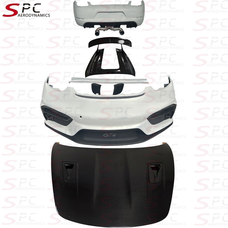 Aerodynamic Body Kit For Porsche Boxster 987.2 2009-2012 (gt4/gt4 Rs ...