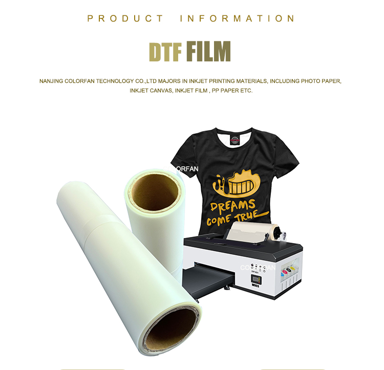 Colorfan Custom Inkjet Printer Transfer Pet Film Sheets For T-shirt ...
