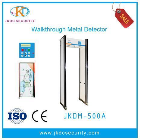 6zones Single Line Lcd Screen Panels Walk Through Metal Detector, High ...