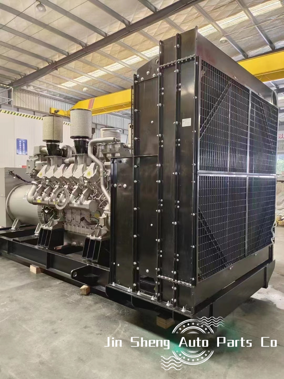Cummins Kta38-g9 Diesel Generator Set With Water Tank Radiator, High ...