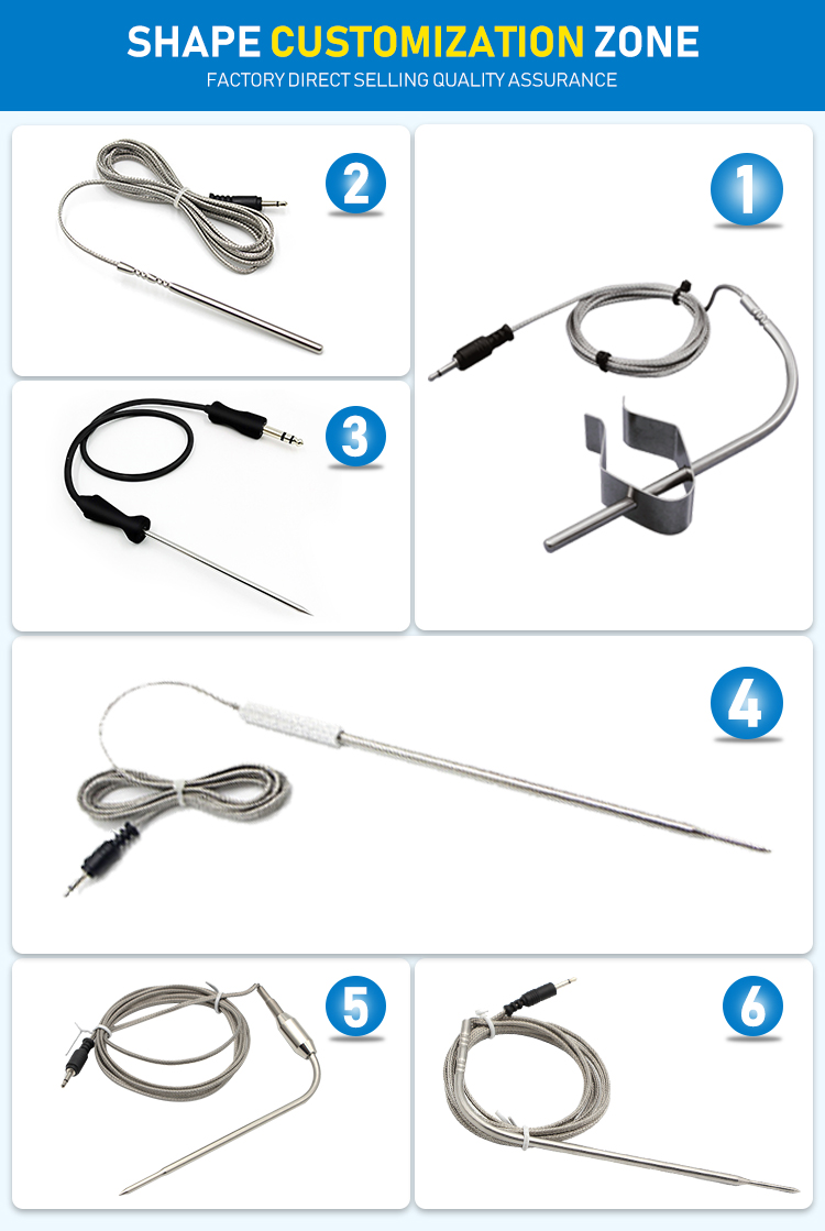 Stainless Steel Probe Pt1000 Medical Device Rtd Sensor, High Quality ...