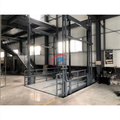 Guide Rail Goods Lift For Warehouse, High Quality Guide Rail Goods Lift ...