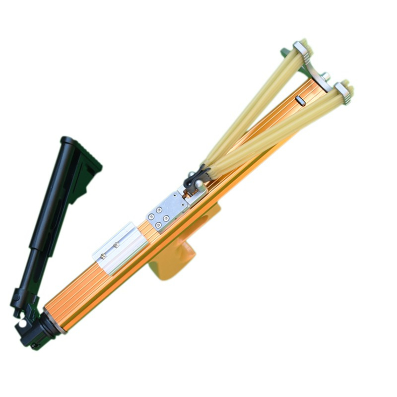 Classic Folding Slingshot Rifle Mechanical Slingshot Outdoor Shooting ...