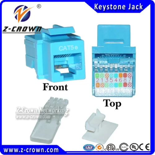 Utp Modular Rj45 Keystone Jack Cat5e Rj45 Jack Unshielded 180degree Modular Jack, High Quality ...