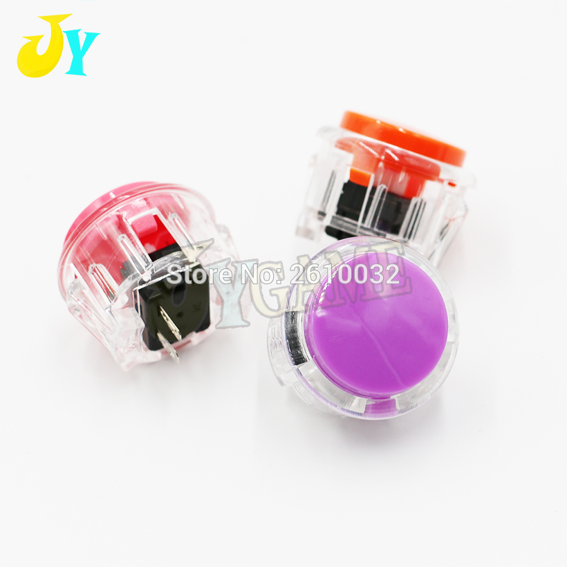 50pcs Arcade Push Button Copy Sanwa Obsf-30 Push Button 30mm Arcade Button Switch Crystal Button ...