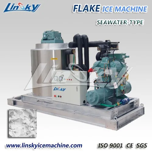 5 Tons Onboard Seawater Flake Ice Machine, High Quality 5 Tons Onboard ...