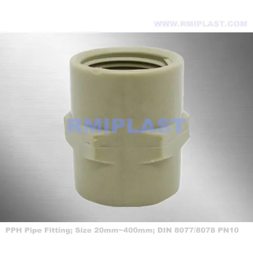 Pph Female Thread Coupling Pn10, High Quality Pph Female Thread ...