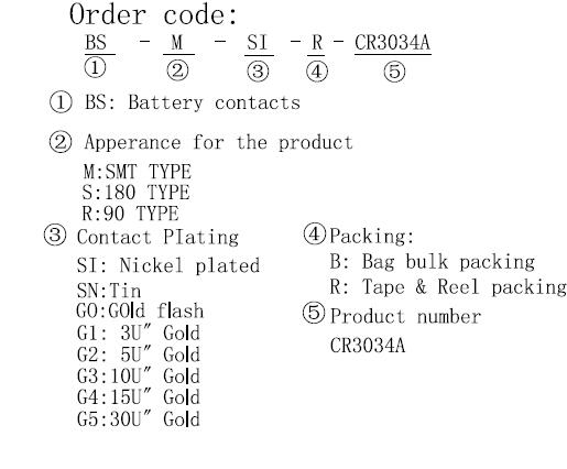 Cr3034 Cr2025 Cr2032 용 Smd 코인 셀 리테이너, Bossgoo.com의 고품질 Cr3034 Cr2025 ...