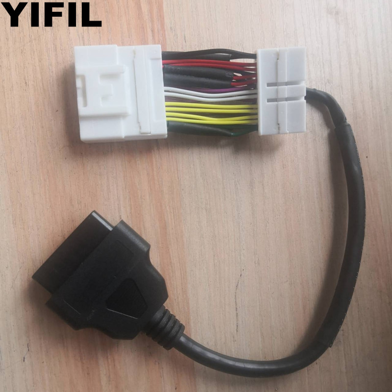 26 Pin Male Female Connector Tesla Model 3 Obd Ii Diagnostic Harness ...