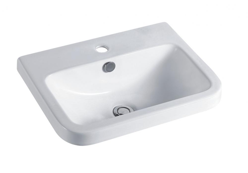 Minimalist Ceramic Bathroom Inset Basin, High Quality Minimalist ...
