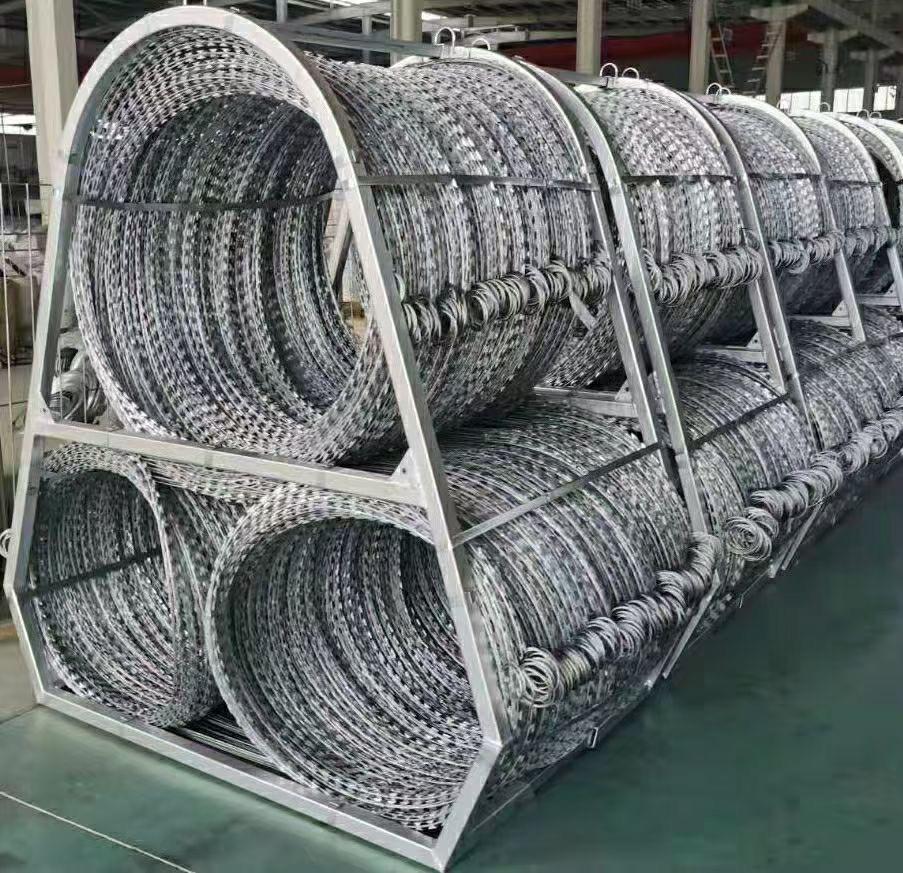 Rapid Deployment Mobile Razor Wire Security Barrier, High Quality Rapid ...